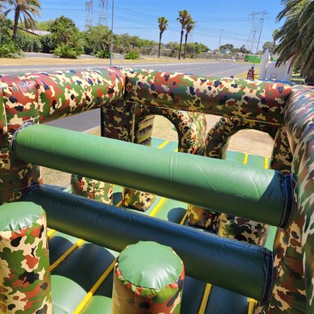 Army Obstacle jumping castle – Rumble Grumble Parties