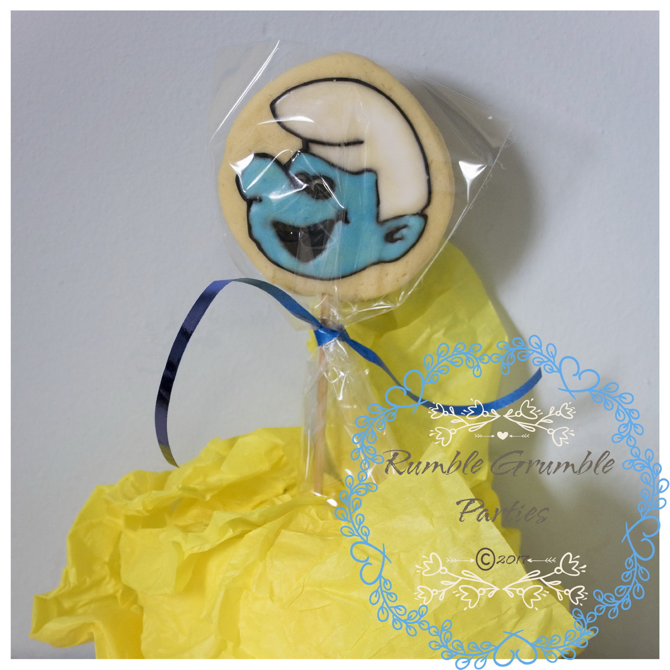 Smurf Cupcake Stand – Rumble Grumble Parties