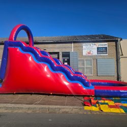 Wave High Slide with Pond – Rumble Grumble Parties