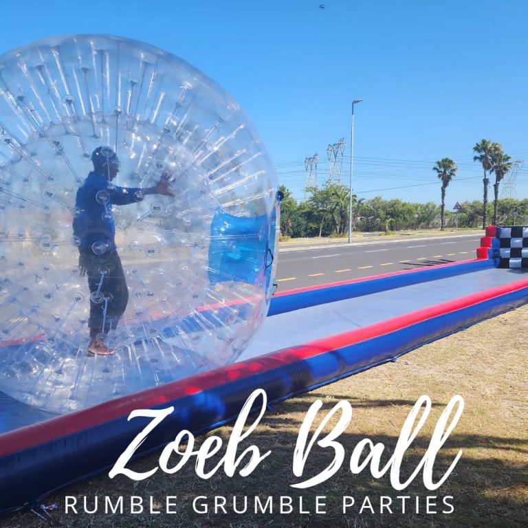 Zorb Ball and 20mt track – Rumble Grumble Parties